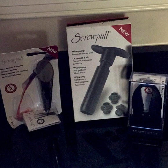 Screwpull | Kitchen | Wine Set Foil Cutter Aerator For Better Flavor ...